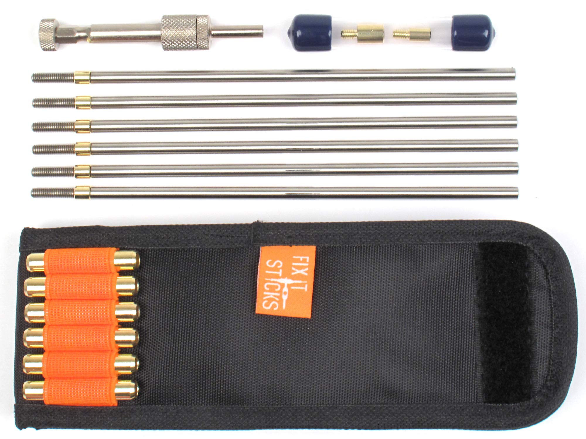 FIX IT STICKS Bore Obstruction/Cleaning Rod Gun Maintenance Kit (Handle, Rods, Obstruction Tips, Case)