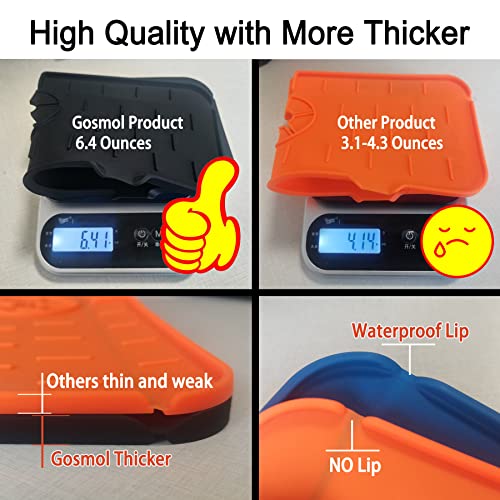 Kitchen Faucet Sink Splash Guard, Silicone Water Catcher Mat β Sink Draining Pad Behind Faucet, Grey Rubber Drying Mat for Kitchen & Bathroom Countertop Protect