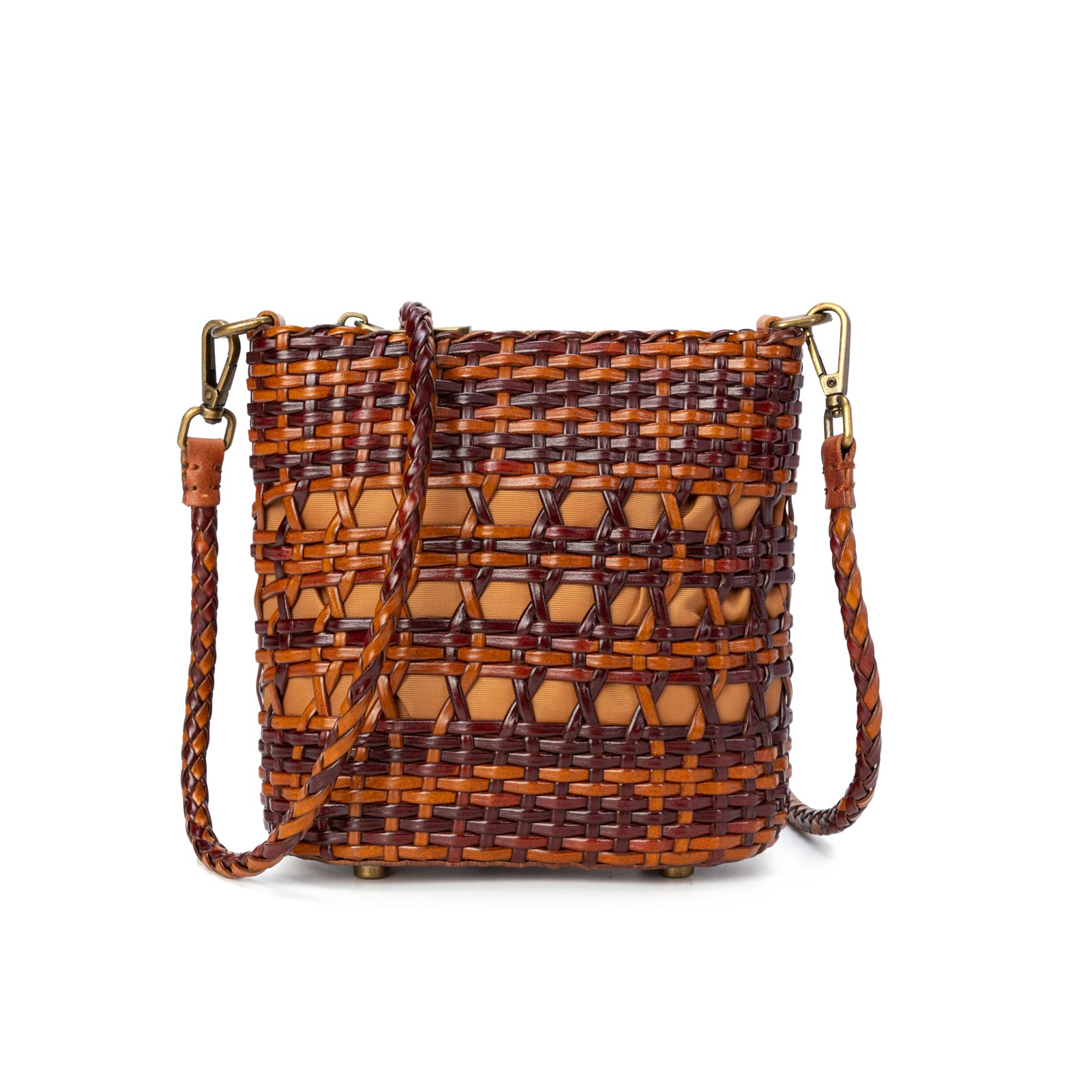 Genuine Leather Handmade Woven Tote Bag for Women Lightweight Beach Top-handle Clutch Bags (blue-w-color)…