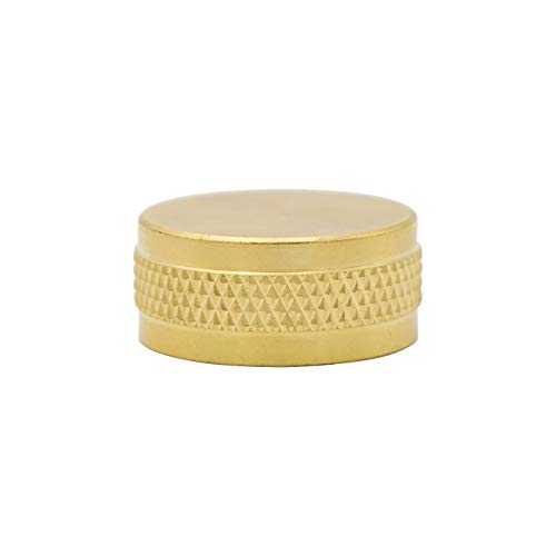 HYDRO MASTER 0712901 Brass Garden Hose Cap, 2 Pack of Solid Brass,3/4 Inch Garden Hose Thread Female End.