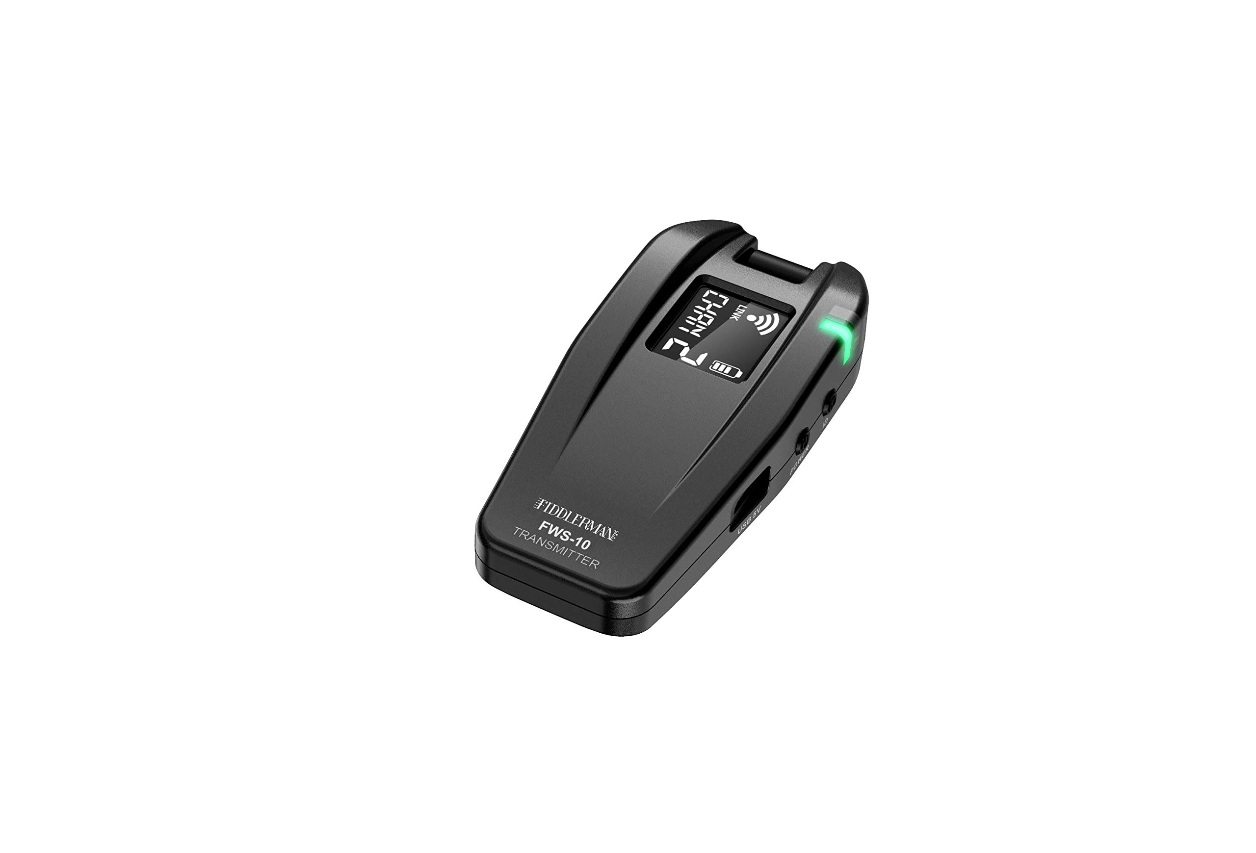 Fiddlerman Wireless Instrument Audio Transmitter and Receiver System With Rechargeable Built-in Lithium Batteries FWS-10