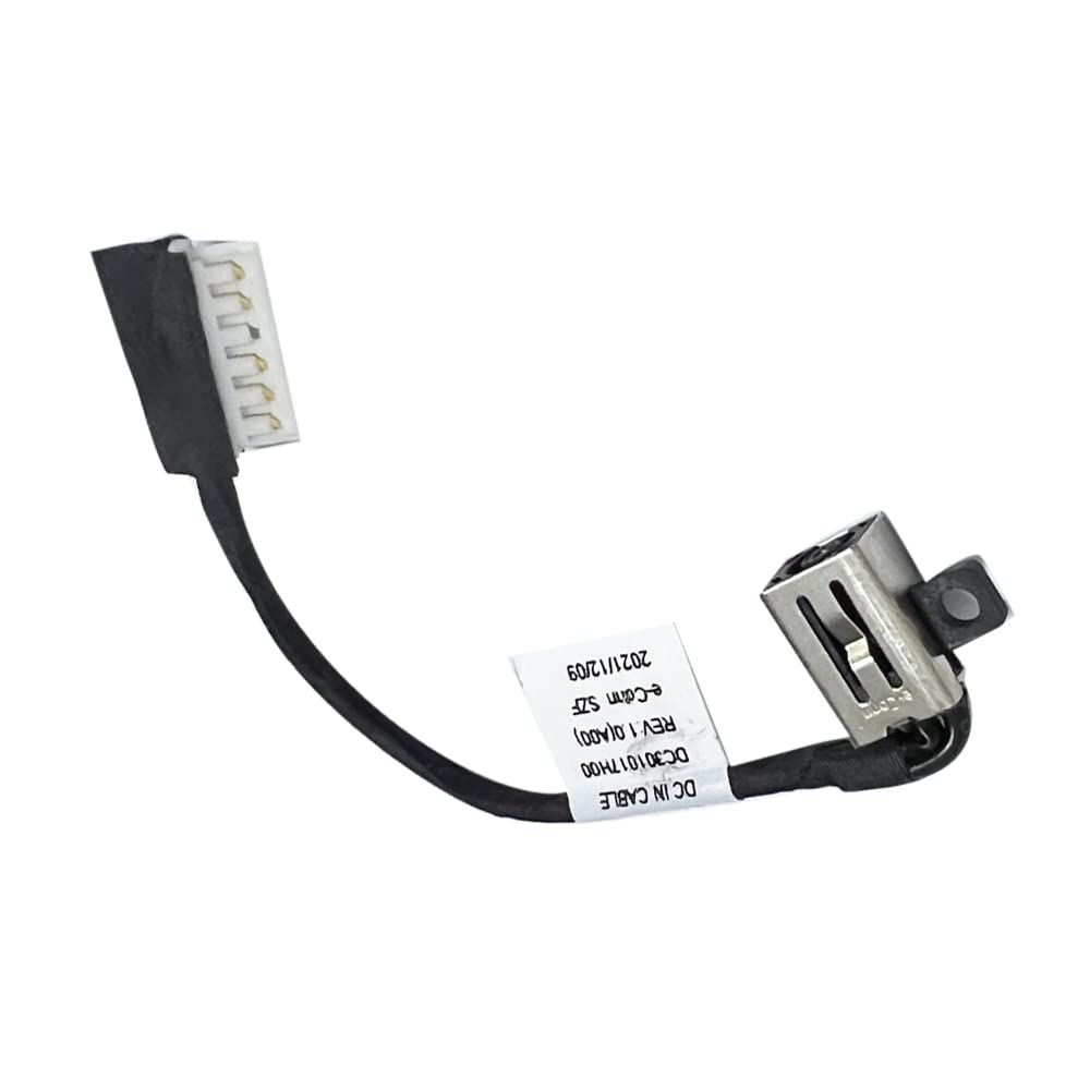 GinTai DC Jack Power Cable Plug in Charging Port Cable Connector Socket with Wire for Dell INSPIRON 15 3510 3511 I5-1135G7 3515 3510 3520 3521 3525 GDM50 87GX7 DC301017H00 231X7 0231X7 DC301018100