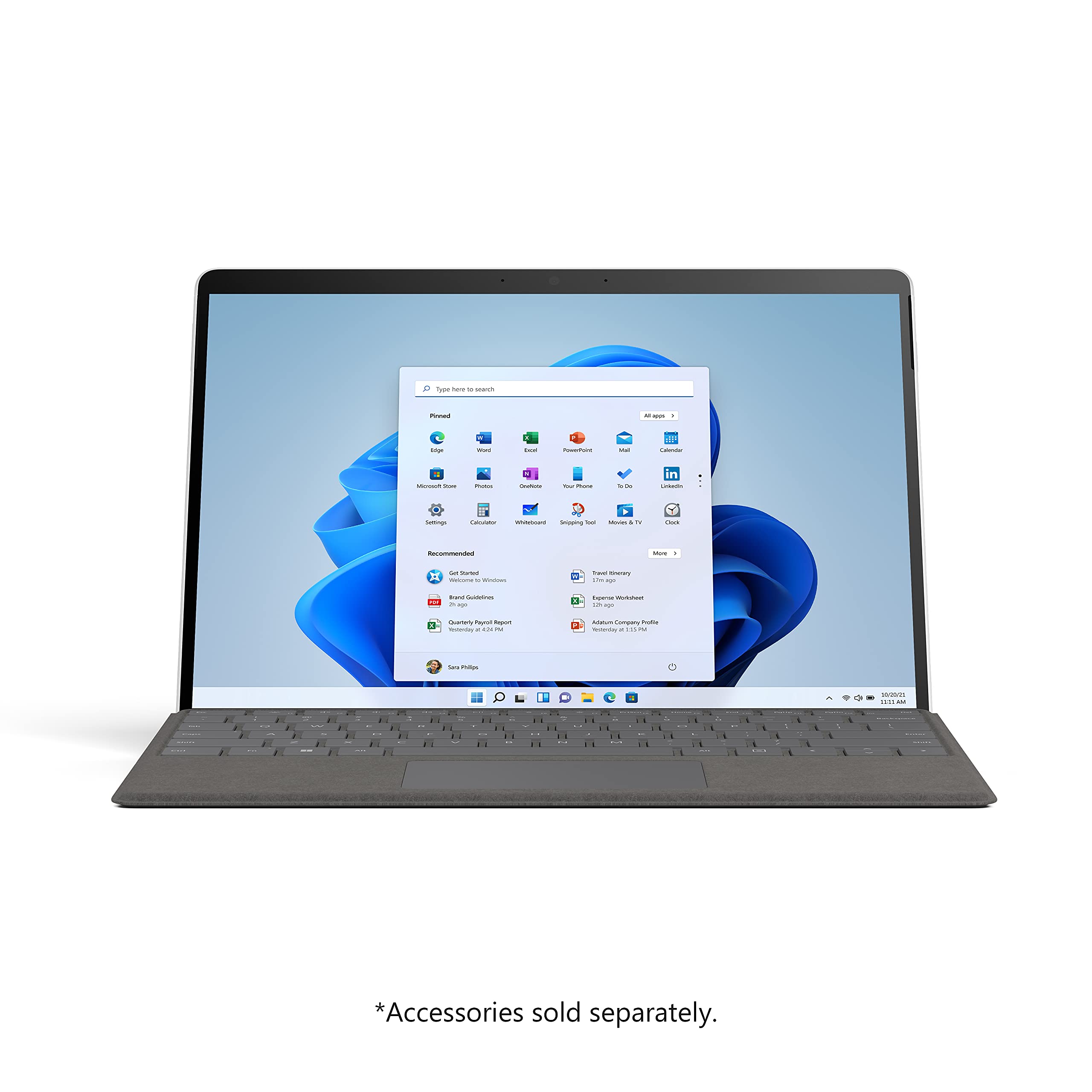 Microsoft Surface Pro X - 13" Touchscreen - Microsoft SQ® 2 - 16GB Memory - 512GB SSD - WiFi - Platinum (Latest Model) (Renewed)