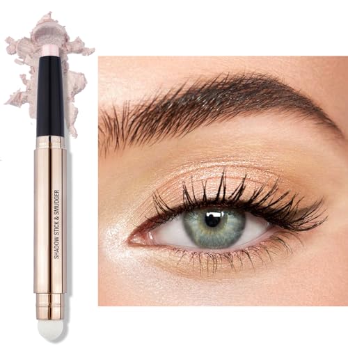 Erinde Cream Eyeshadow Stick, Light Gold Shimmer, 02#