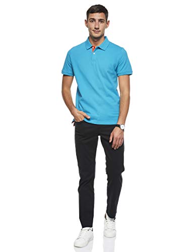 U.S. Polo Assn. Men's Slim Straight 5 Pocket Stretch Twill Jean, Black, 36Wx30L