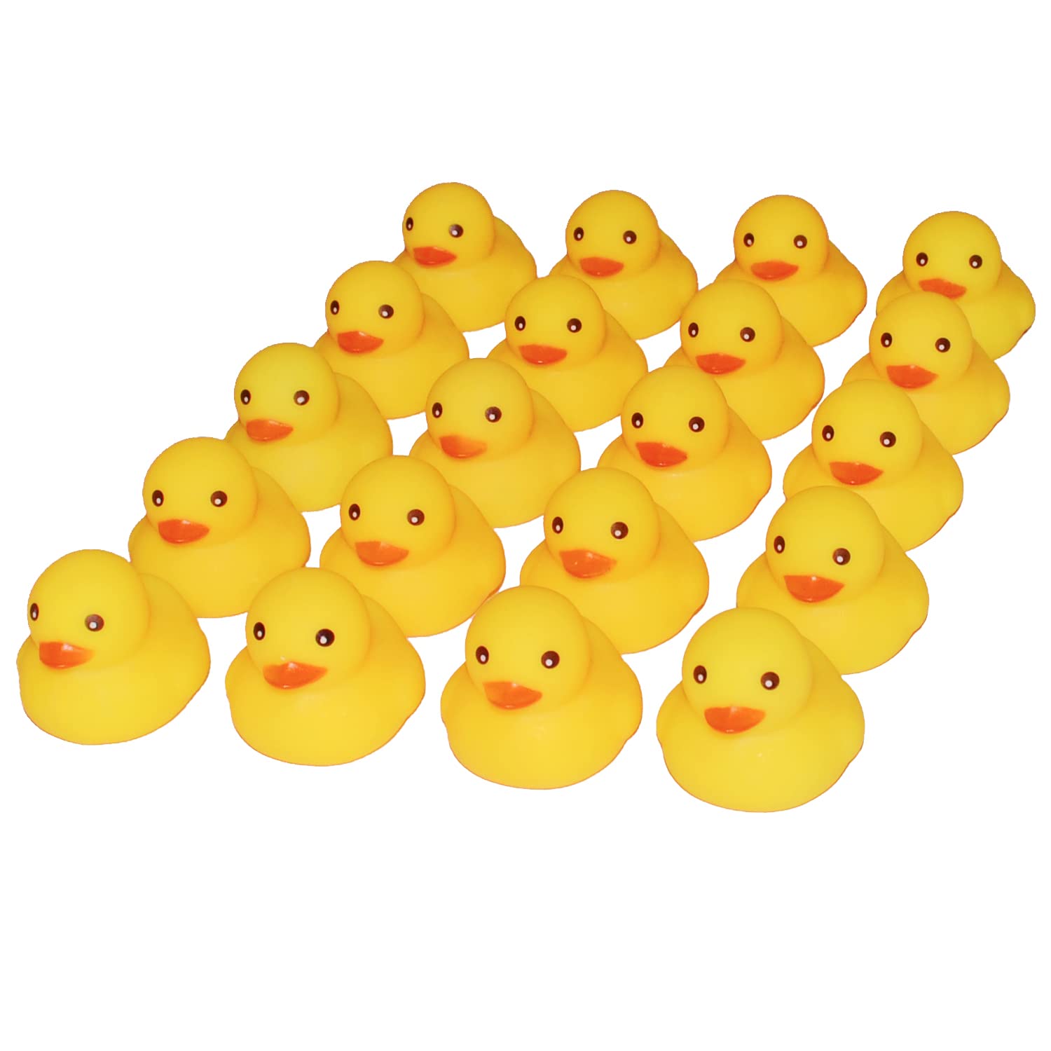 DuomiW Rubber Ducks Yellow Rubber Bath Ducks Baby Bath Toy 20 Pack (2.1'')