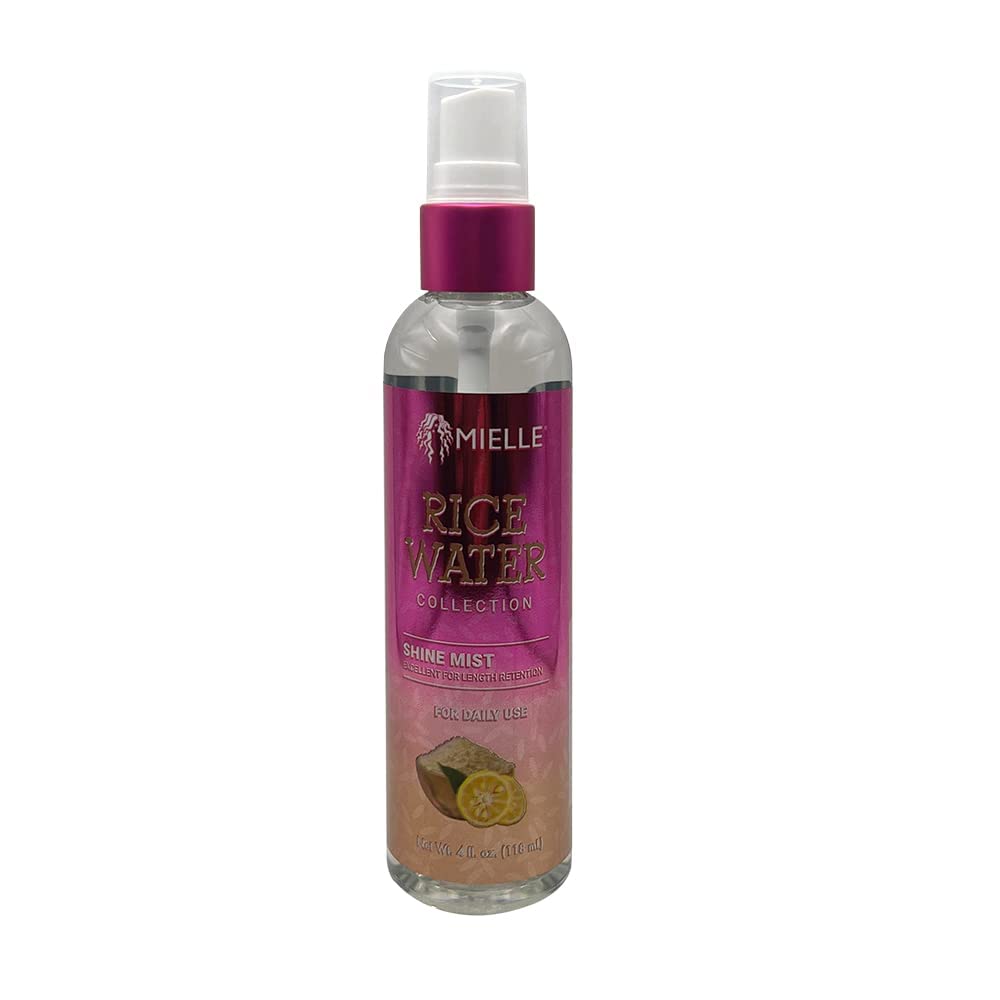 Mielle Rice Water Collection - Length Retention For Dry & Damaged Hair Sulfate-Free Shampoo, Moisturizing Milk, Clay Masque, Split End Therapy, Shine Mist β Full Collection Bundle Combo Set 5PCS