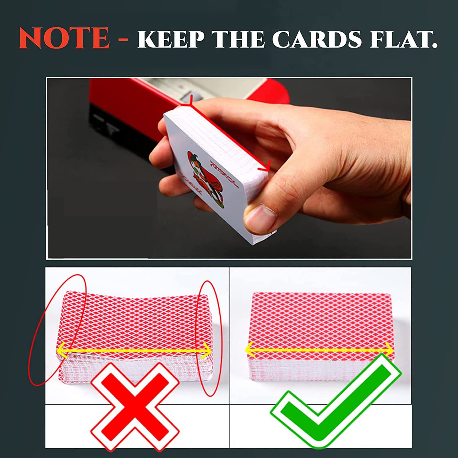 JAHURO 360° Rotating Universal Anti-Cheating Playing Card Dealing Tool with Tablecloth and Poker Rotating Card Dealer Machine for UNO, Blackjack, Texas Hold'em