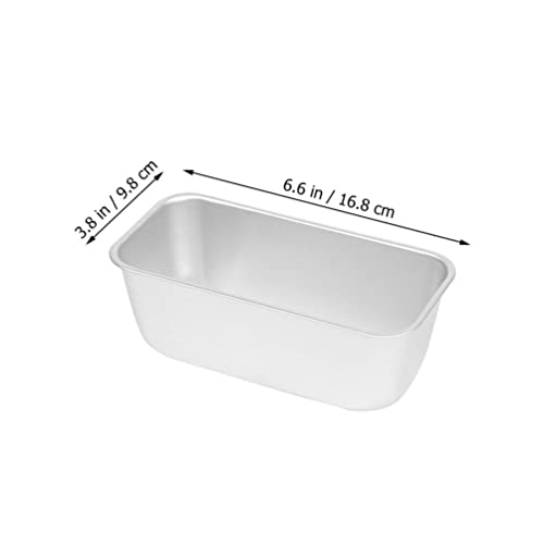 Luxshiny Bread Pan 2pcs Toast Box Bread Mold, Rectangle Loaf Pan, Baking Tray, Toast Baking Box for Kitchen Restaurant Bread Loaf Pan