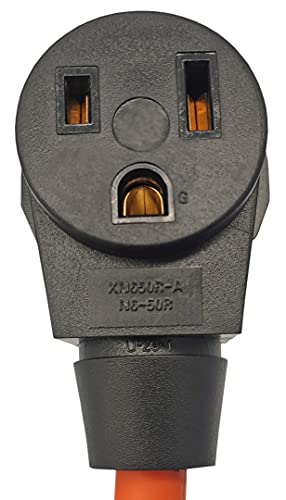 Fullsky FC-63651 Male Plug 6-30P to Female 6-50R Welder Adapter, Welder Heavy Duty Adapter generator adapter