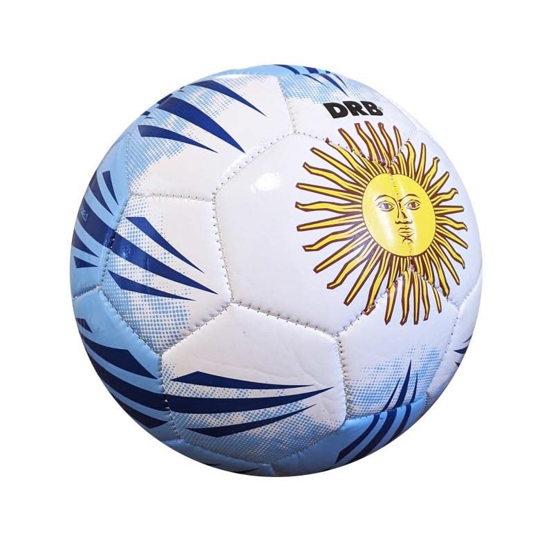 DRB DRIBBLING Soccer Ball Countries - Size N° 5 - Machine Sewed Durable, Scuff-Resistant and Water-Resistant-Recreational, Practice, Training Soccer (Argentina)