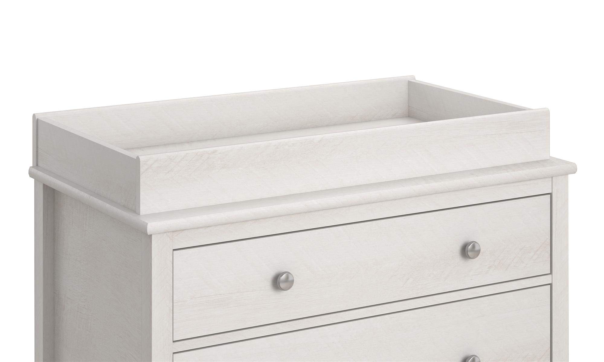 Little Seeds Monarch Hill Poppy Changing Table Topper, Ivory Oak