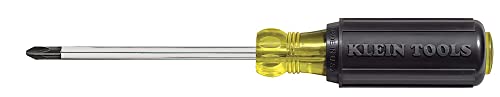Klein Tools 85148 Screwdriver Set with Magnetizer / Demagnetizer for Magnetic Tips, Flathead and Phillips, Non-Slip Cushion Grip, 8-Piece