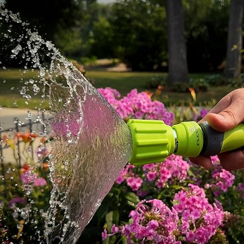 Flexzilla Garden Hose Nozzle - Heavy Duty Twist Action, NFZG62, ZillaGreenâ˘