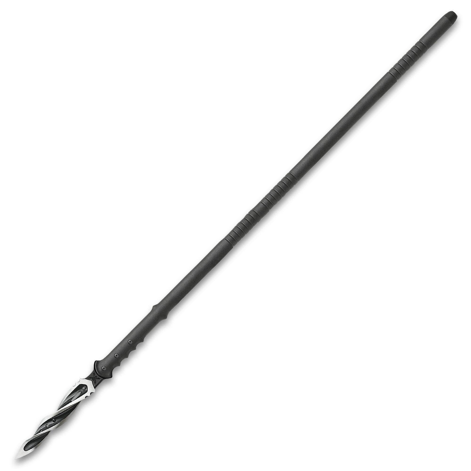 M48 Cyclone Spear with Vortec Sheath - Cast Stainless Steel Blade, Tri-Edged, Piercing Point, Glass Fiber Reinforced Nylon Handle, For Hunting and Survival, For Breaching and Prying - Length 48 7/8β