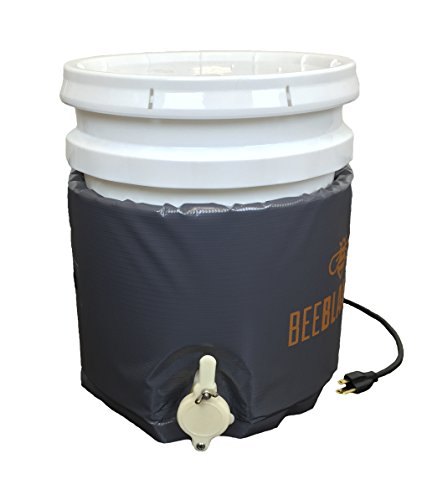 Powerblanket BB05GV Bee Blanket Honey Heater, 5 gal Pail Heater with Cutout for Gate Valve, Charcoal Gray