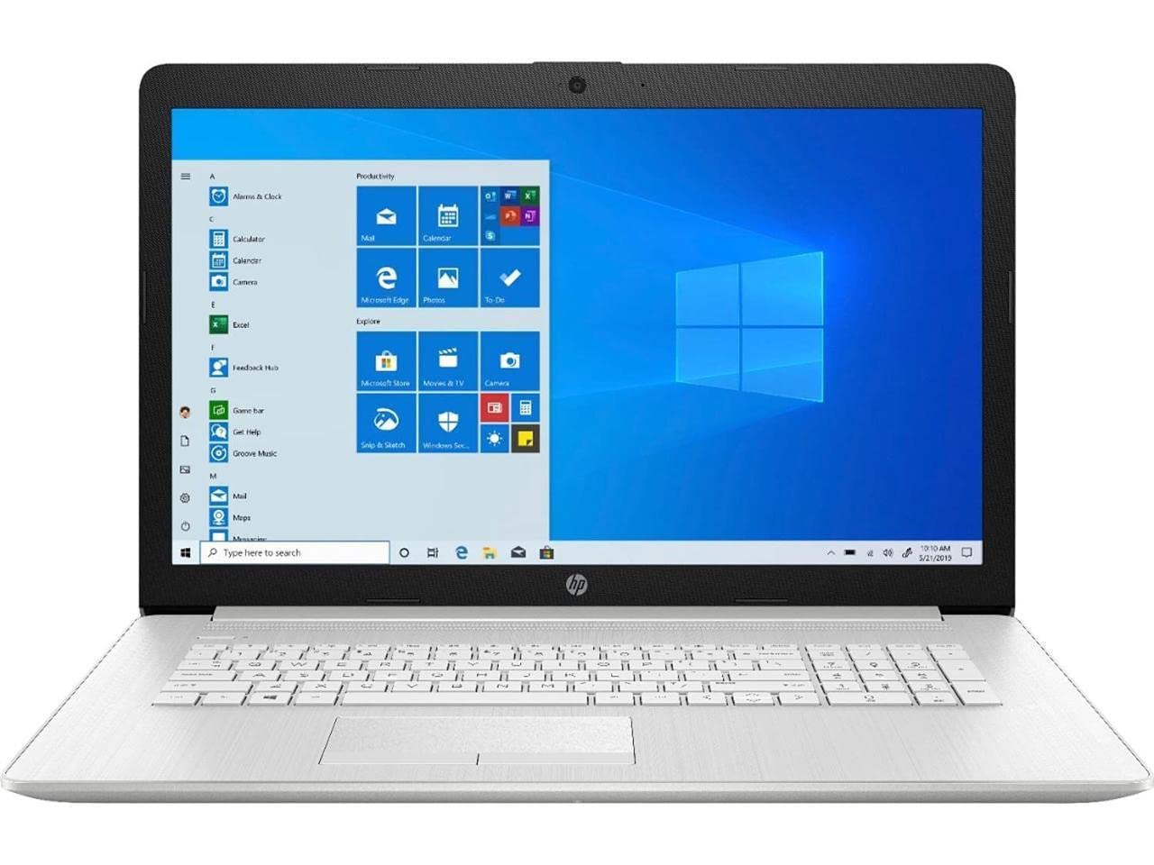 HP Newest 17.3" FHD IPS Premium Business Laptop, 11th Gen Intel 4-Core i5-1135G7 Upto 4.2GHz, 32GB RAM, 512GB PCIe SSD, Intel Iris Xe Graphics, Backlit KB, Windows 11 Pro + HDMI Cable, Silver