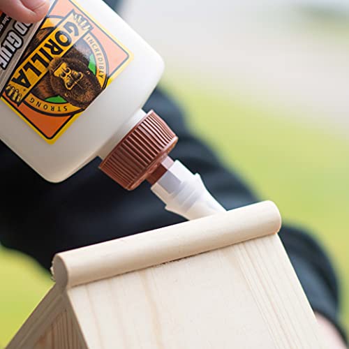 Gorilla Wood Glue, 4 Ounce Bottle, Natural Wood Color, (Pack of 6)