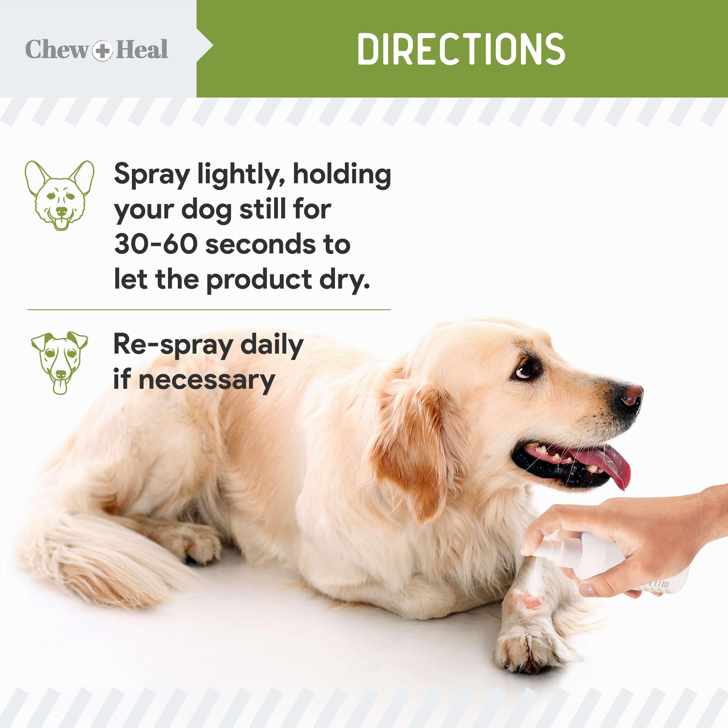 Pet Liquid Bandage for Dogs - 4 oz Spray with Aloe - Wounds Care for Dogs Including Cuts, Scrapes, and Stitches - Breathable and Waterproof
