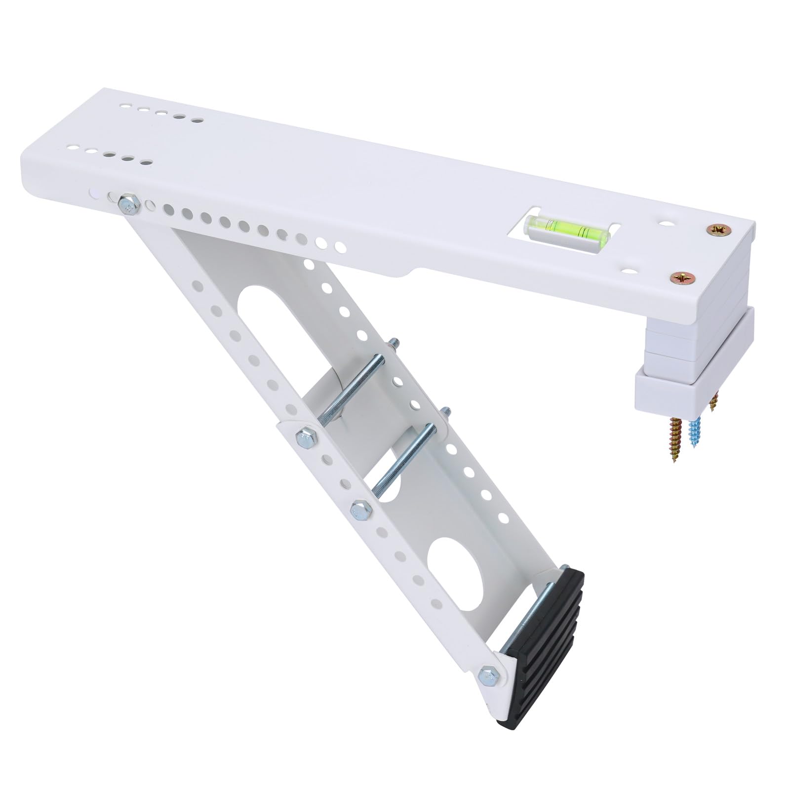 GNILLKO Window Air Conditioner Support Bracket, Support Up to 165 lbs, Universal for 12,000 to 24,000 BTU AC Units, Window AC Bracket Light Duty