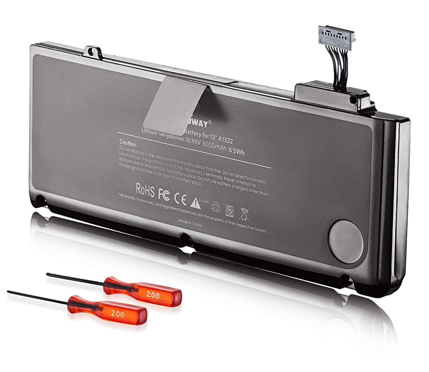 E EGOWAY Replacement A1322 A1278 Laptop Battery for MacBook Pro 13 inch A1278 A1322