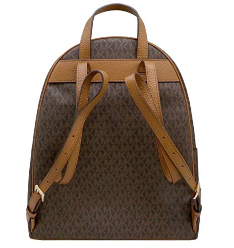 MICHAEL Michael Kors Abbey Jet Set Large Leather Backpack (Brown 2020)
