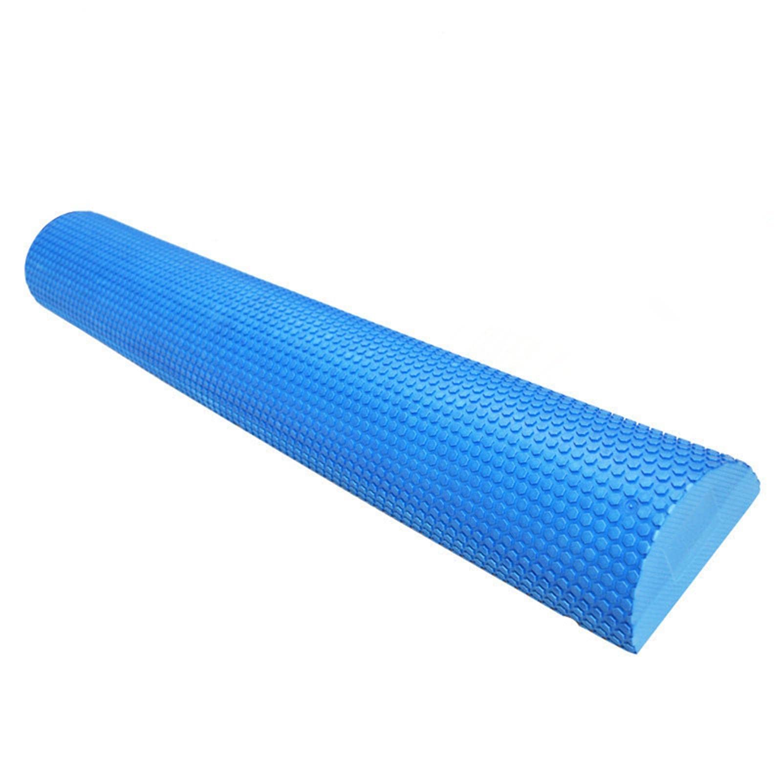 Harilla Length Flexibility Blocks with Point Pilates Half Roll Set 1/2 Foam Roller for Physical Half Roller for Yoga, Purple 30cm