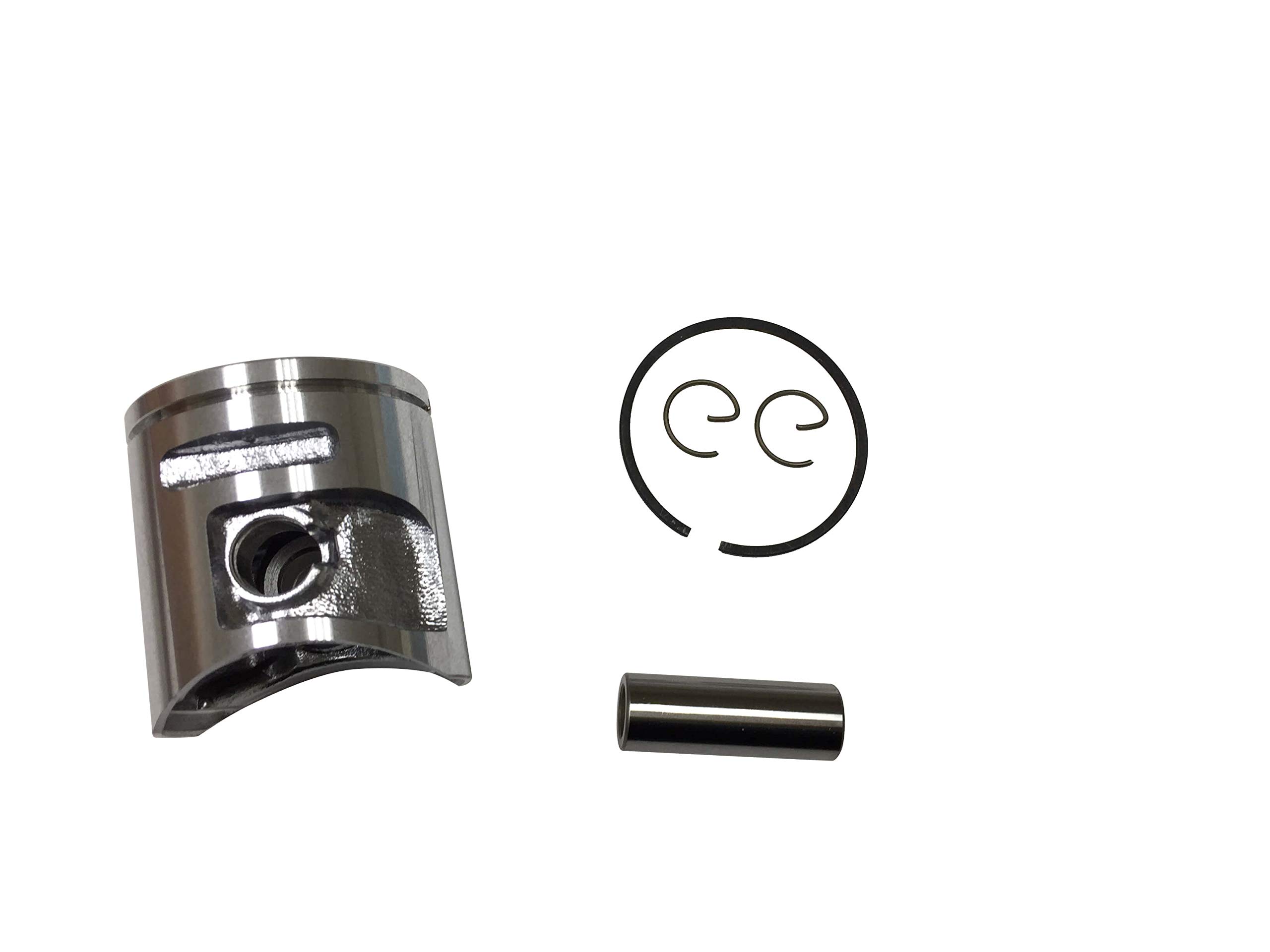 EngineRun 42MM Piston & Piston Ring Kit Compatible With Husqvarna 445 445E 450 450E Jonsered 2245 Parts Chainsaw Replacement Part Fits for OEM 544088403 544 08 84-03
