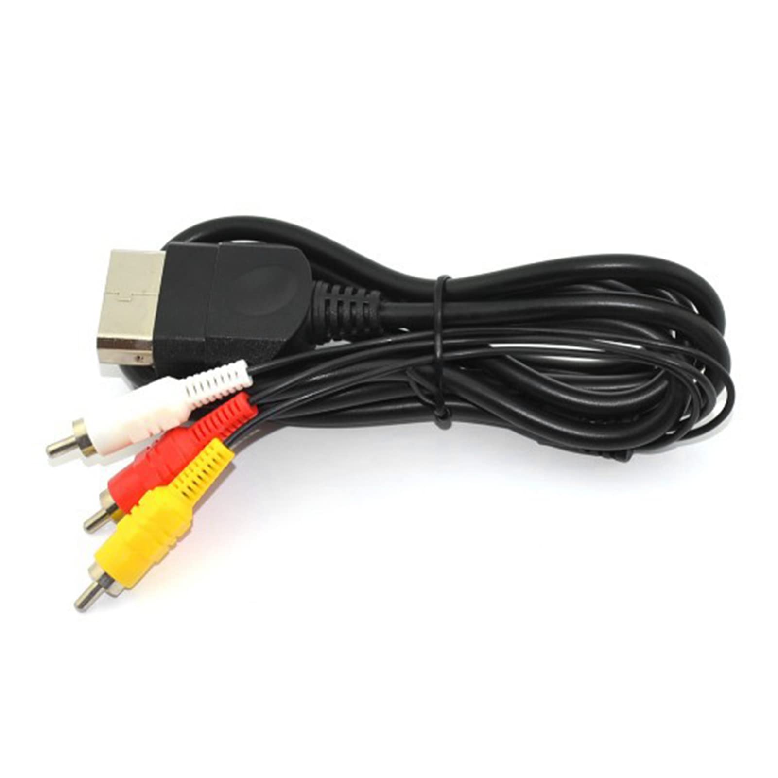 Game Sound Video Cable Stable Signal Game Console AV Cable 5.9ft Prevent HD Interference for TV