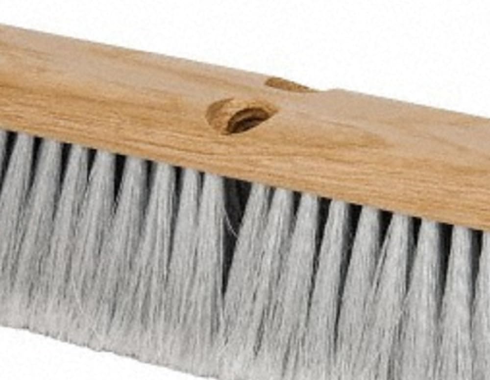 PRO SOURCE Fine-Sweep Push Broom Head with Threaded Wood Block: 24 inch Wide