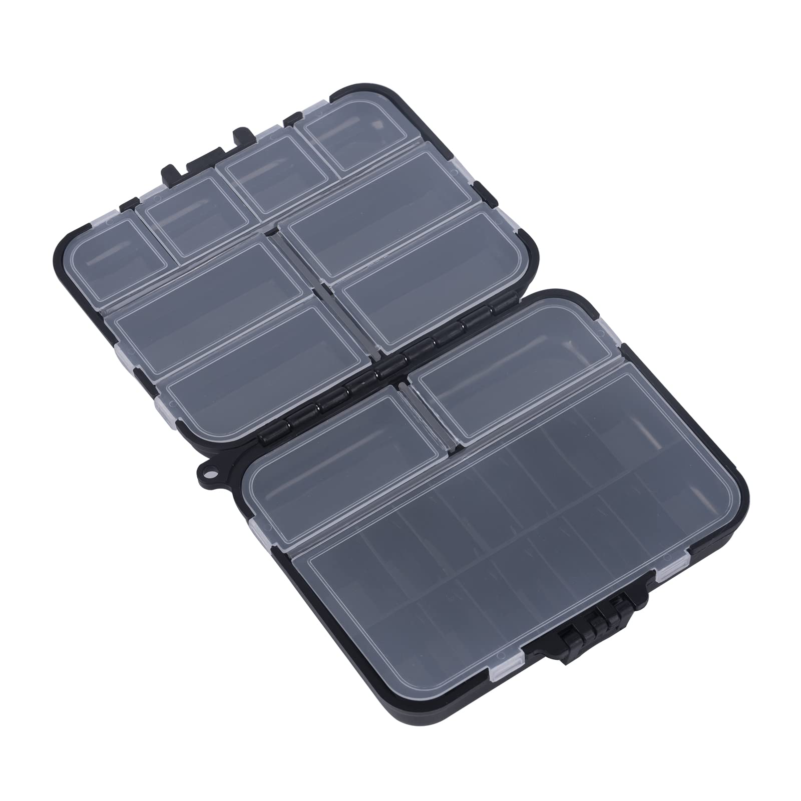 Goture Fishing Tackle Box - Placing Bait Plastic Small Case for Outdoor - Waterproof Portable Storage Container with 26 Compartments