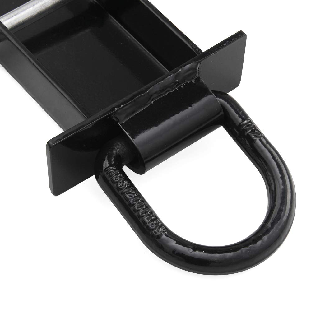 ENIXWILL 4pcs Heavy Duty Stake Pocket D-Ring fit for Utility Trailers and Flatbeds with Hitch Pin