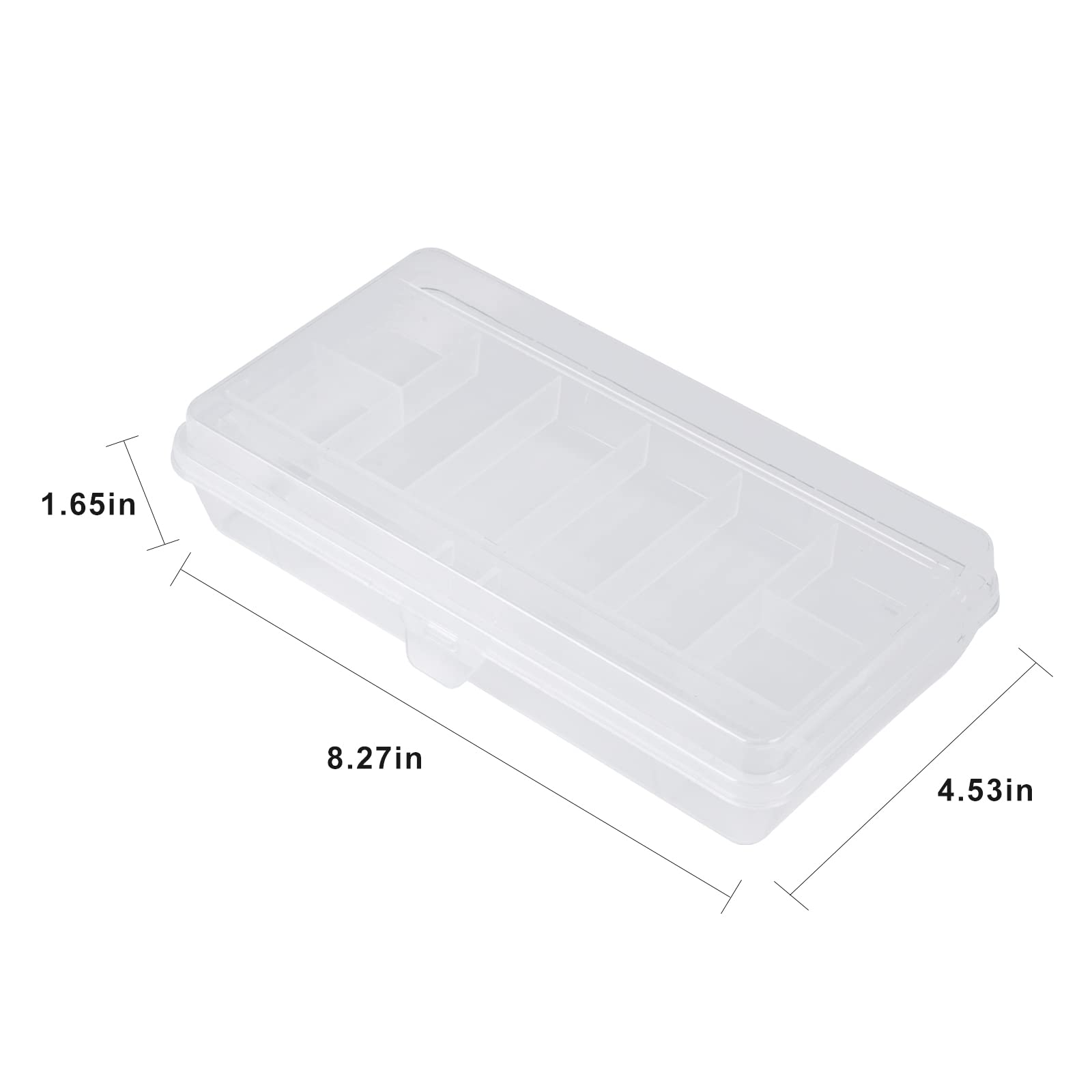 Goture Fishing Tackle Box - Placing Bait Plastic Small Case for Outdoor Tackle Box Organizer Waterproof Portable Storage Container