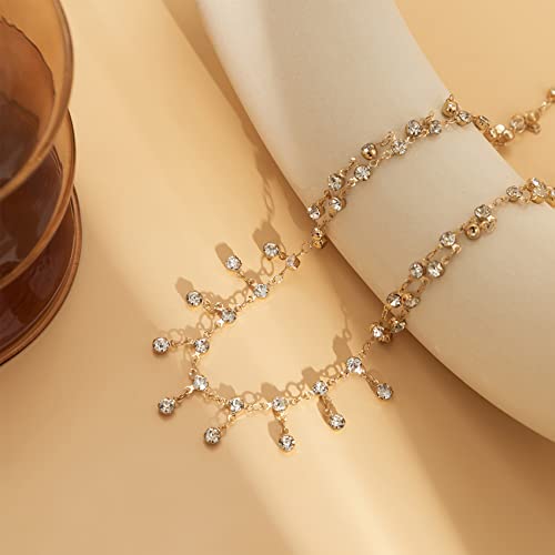 Gold Sequin Waist Chain Bikini Body Layered Belly Chain Summer Beach Body Jewelry Chain for Women