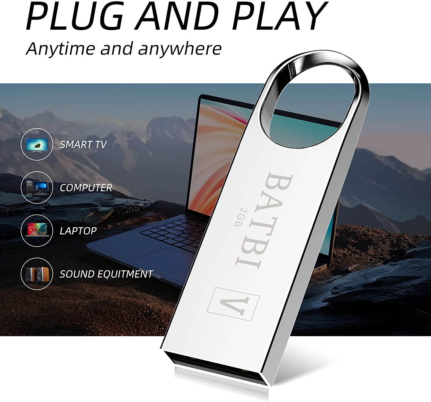 USB Flash Drive 5 Pack 16GB Flash Drives Thumb Drive, 2.0 Memory Stick with Zinc Alloy Design, Jump Drive Pendrive for Data Storage and Backup, Gift USB Disk Zip Drive