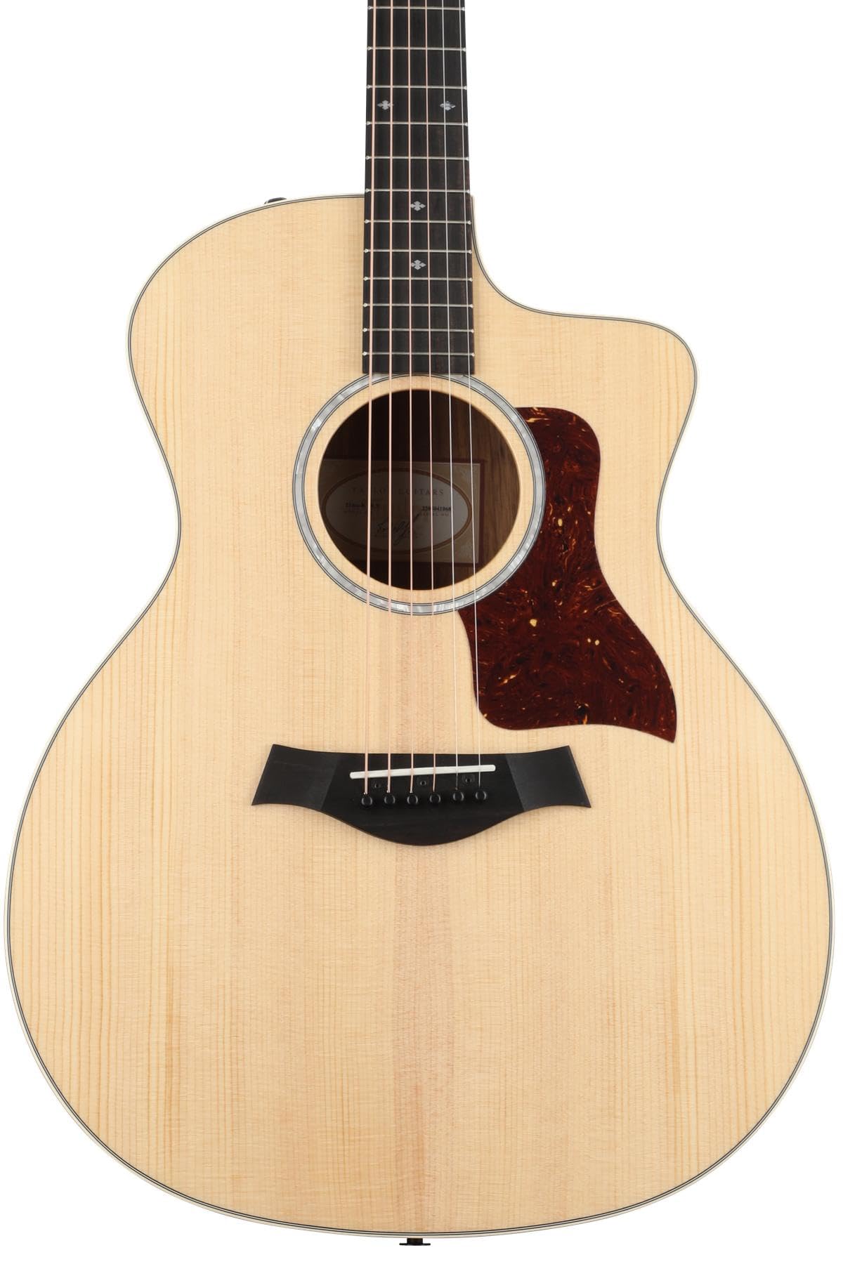 Taylor 214ce-K Deluxe Acoustic-Electric Guitar - Natural with Layered Koa Back & Sides