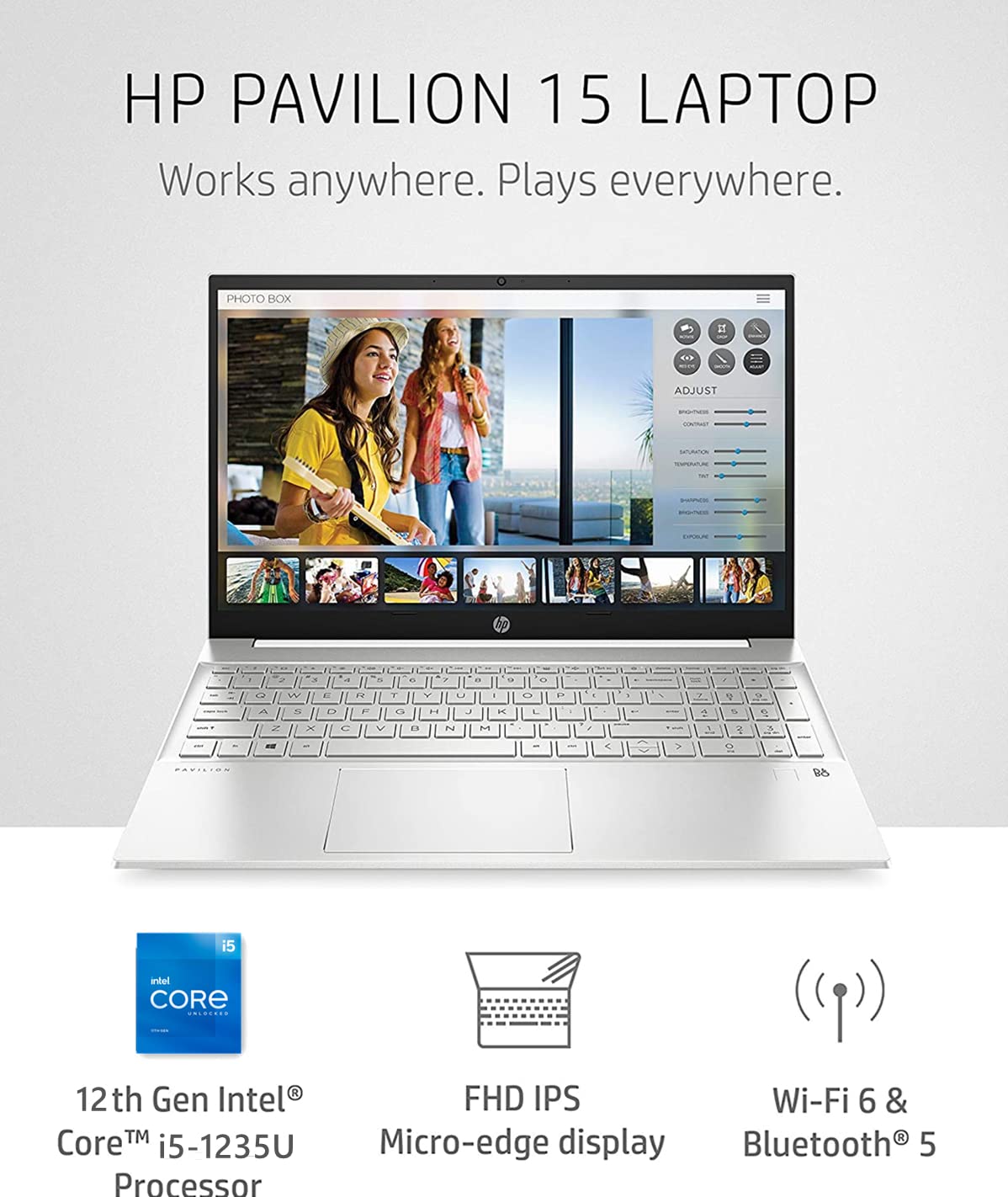HP Stream 14 inch Laptop for Student and Business, Intel Quad-Core Processor, 16GB RAM, 64GB eMMC, 1-Year Office 365, 12H Long Battery Life, HD Webcam, Wi-Fi, Win 11 H in S Mode, with Wireless Mouse