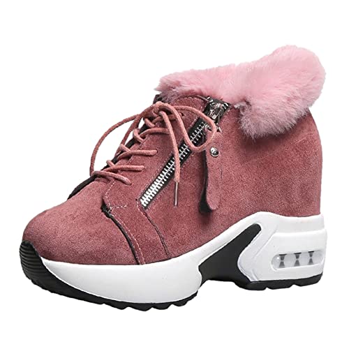 FASDNENDYS Winter Boots for Women Boots Snow Increase Toe Warm Plus Keep Shoes Wedges Shoes for Women Winter Boots