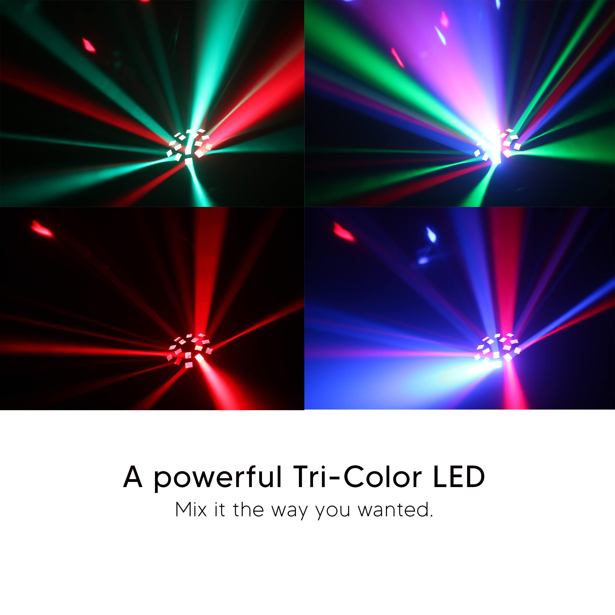 DragonX Mushroom RGB Party Light – Dynamic LED Disco Ball Light for Home and Party Ambience, DJ light and Club Lighting, Christmas Decoration