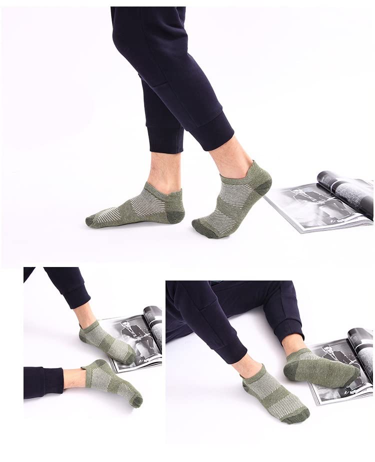 GPPZM 5 Pairs Men Summer Sports Socks Cotton Compression Running Socks Professional Running Basketball Male Socks