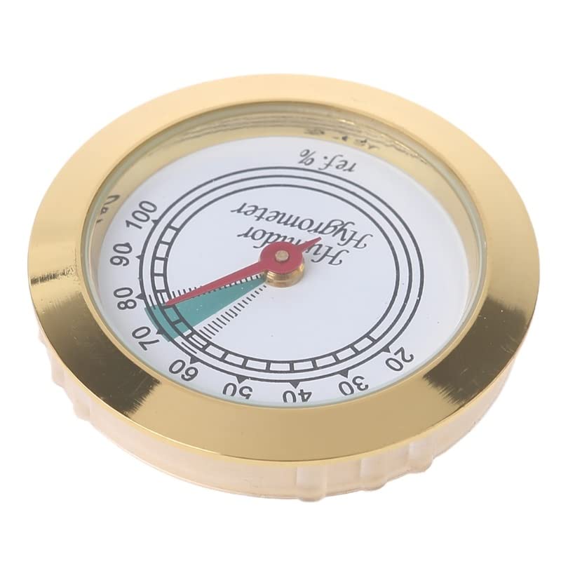 LNYHLXS Mini Household Guitar Case Cigar Hygrometer Cigar Hygrometer High Precision Meter Tobacco Humidor