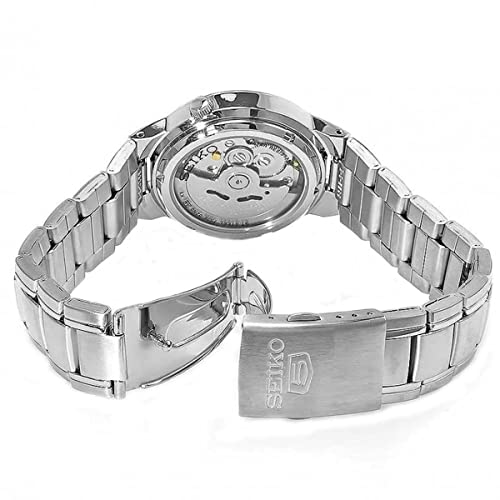 Seiko SNKA01 Men's 5 Automatic White Dial Stainless Steel Bracelet Watch