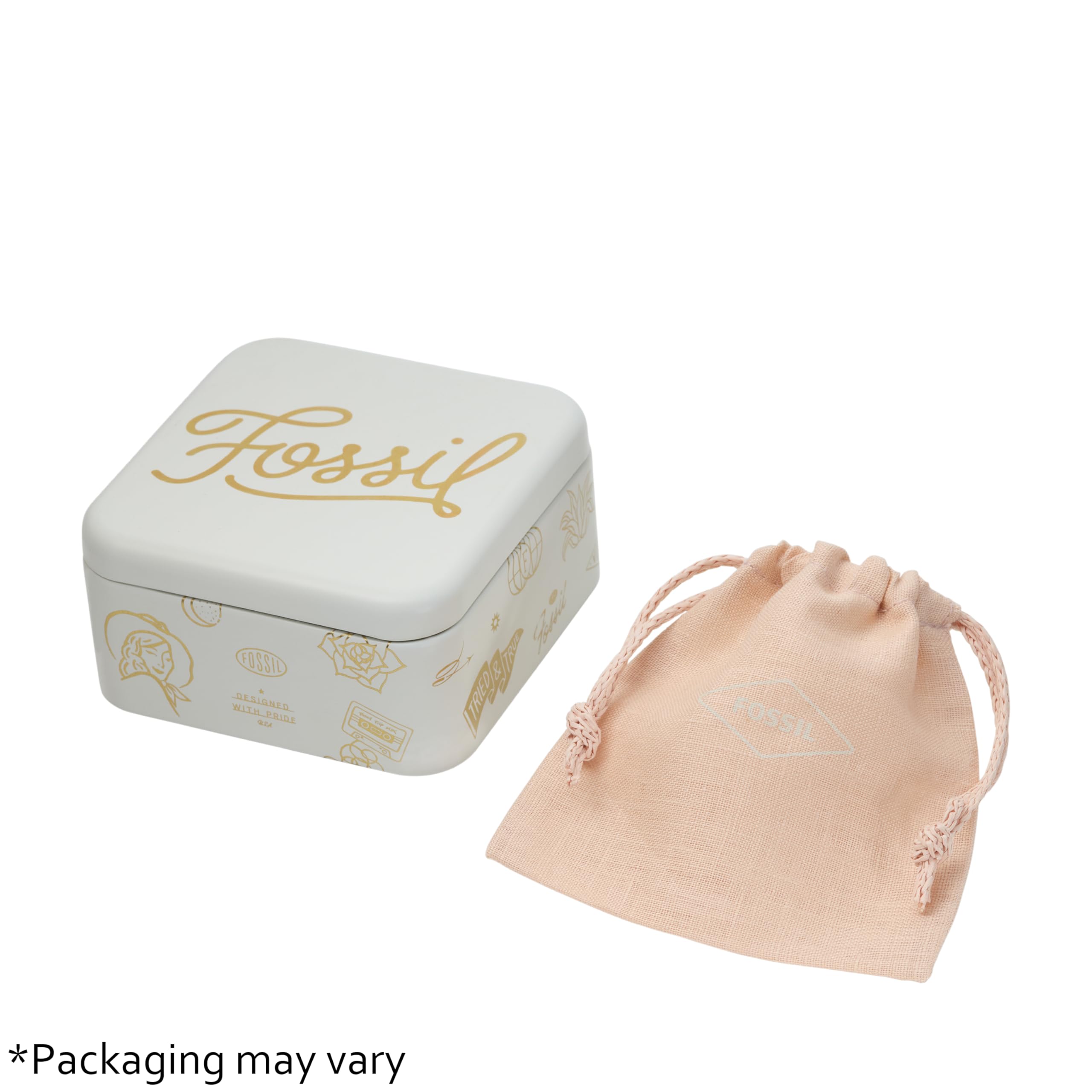 Fossil Women's Ring, Color: Rose Gold (Model: JF03460791)