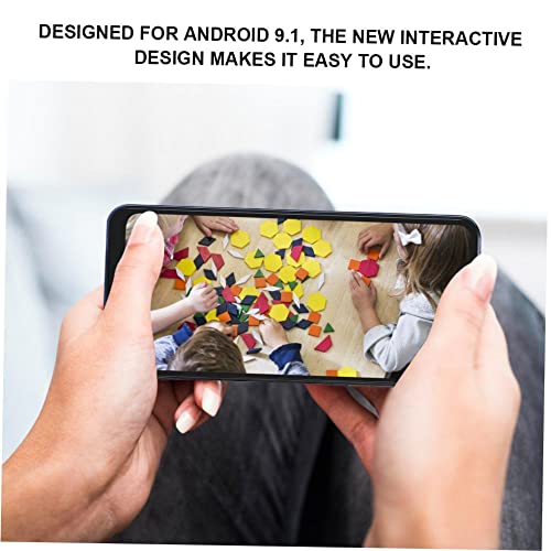 jiabaoyu Global Compatible Dual SIM Smartphone with Facial Recognition - Blue Large Screen Unlocked Smartphone with High Capacity Memory Fast Charging Technology and Face Unlock
