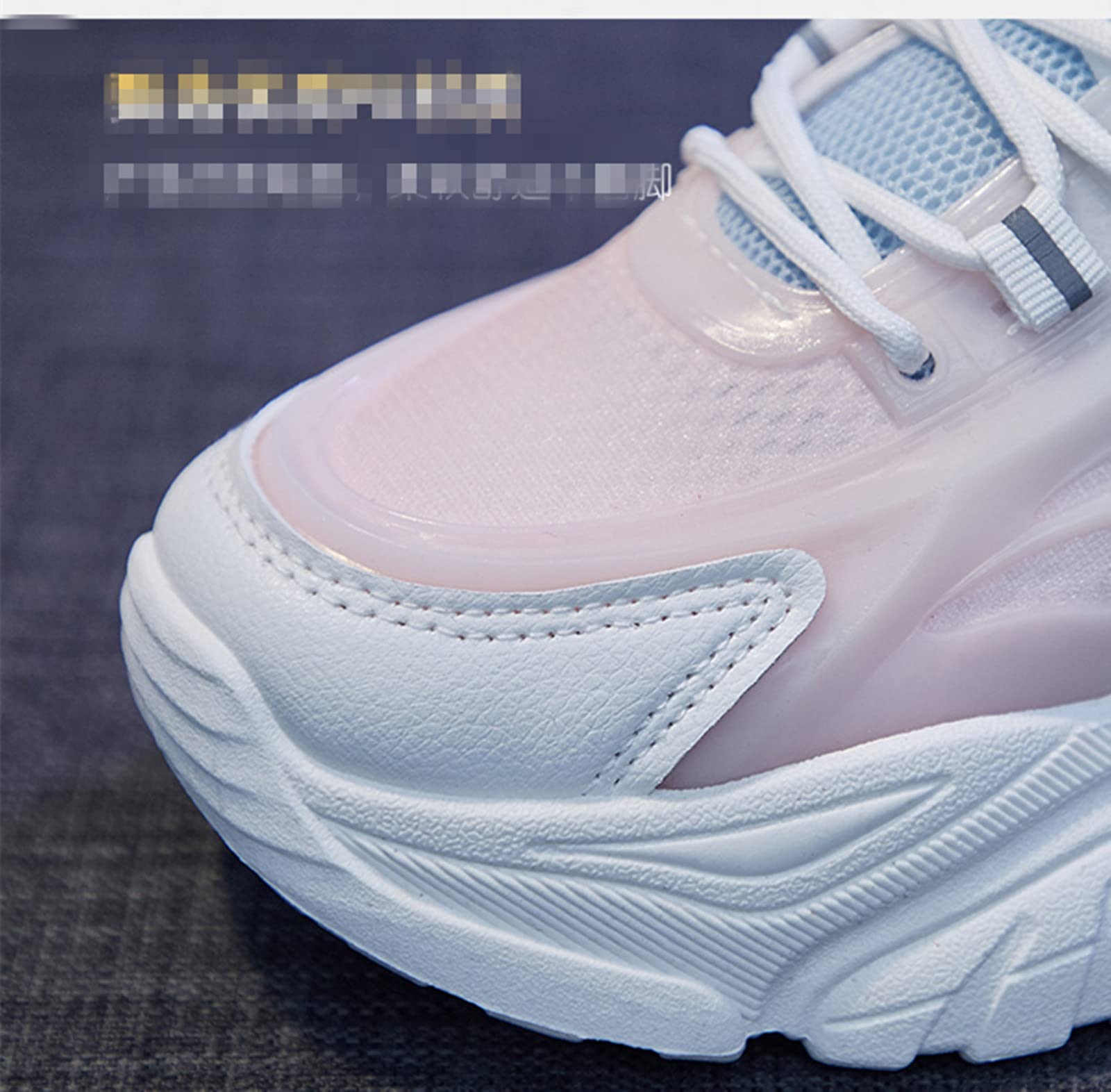 FOFJR Womens Walking Shoes Non Slip Sneakers Comfortable Tennis Running Shoes Blue