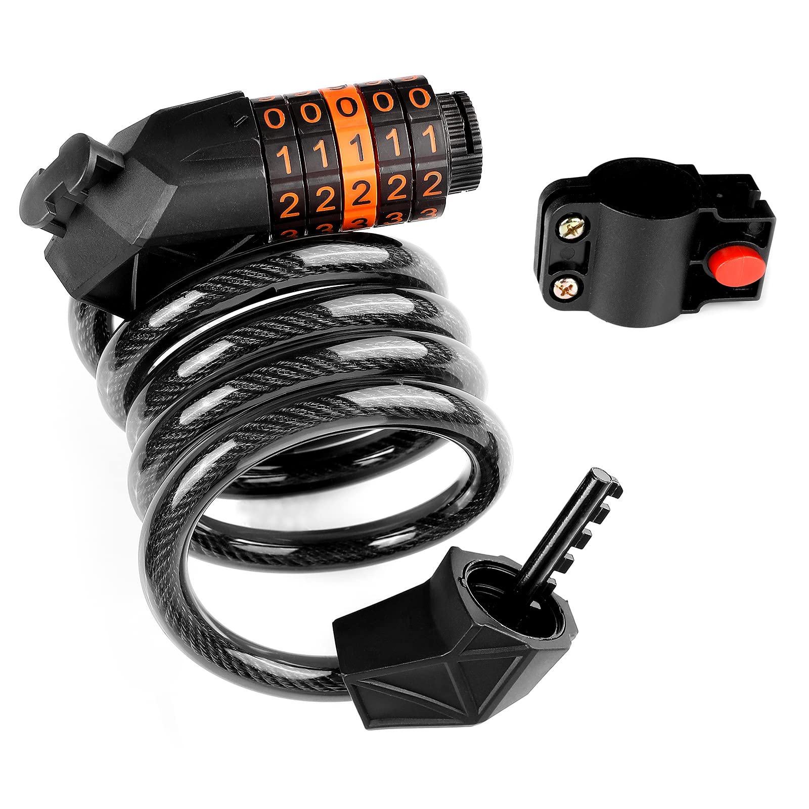 Giloty Bike Lock Combination, Black
