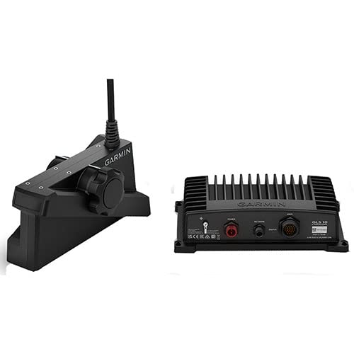 GPS City Garmin LiveScope XR System with GLS 10 and LVS62 Transducer Bundle with Garmin GPSMAP 943xsv 10 inch Chartplotter Combo (010-02719-00 and 010-02366-03), Black
