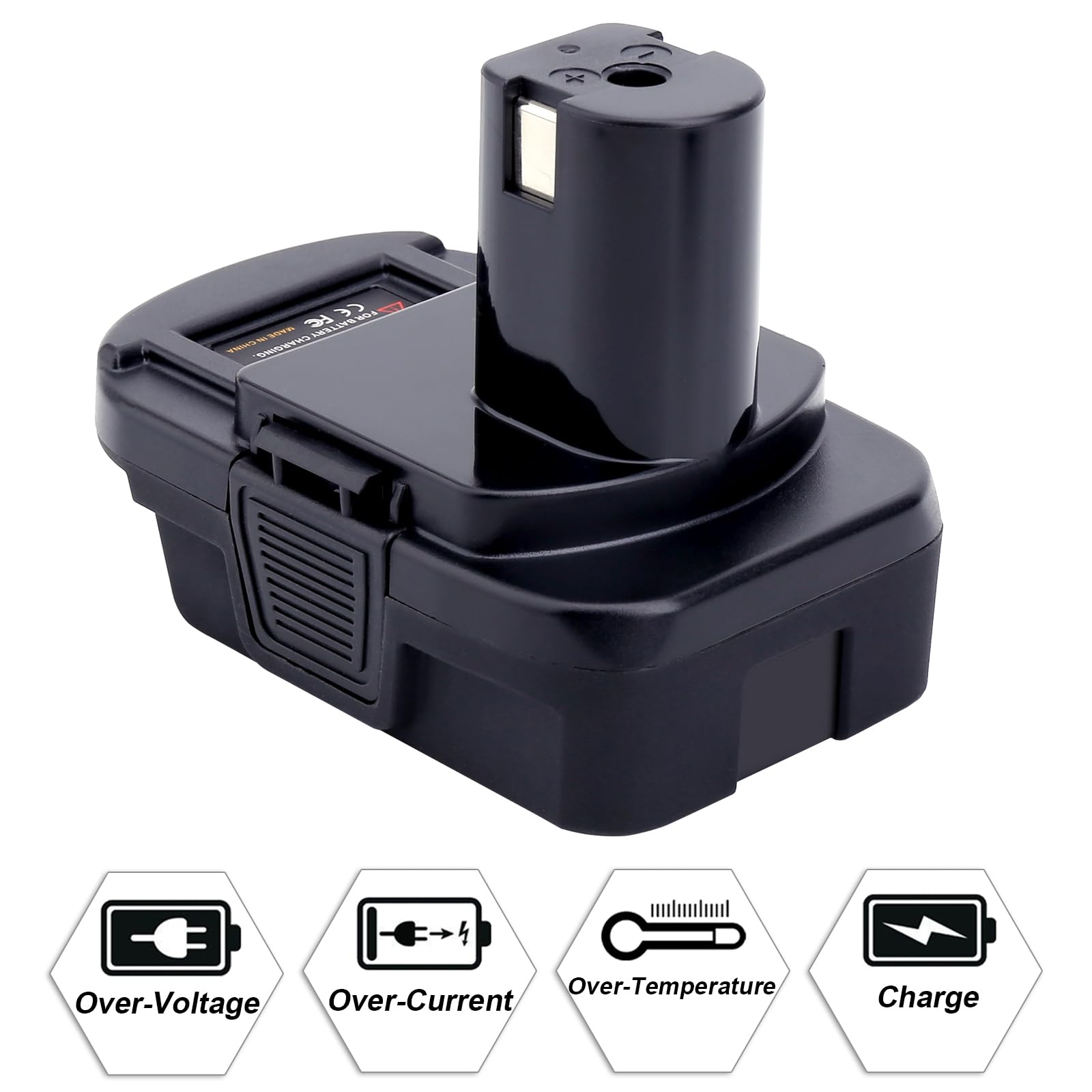 ELEFLY DM18RL Battery Adapter Converter Compatible with Dewalt 20V Battery & M18 Battery, Replacement for Ryobi 18V Battery ONE+ Tools P108 P189 P190 P197 PBP005