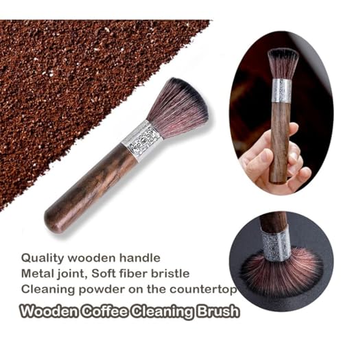 Nylon Espresso Machine Brush 6 Pieces Coffee Machine Cleaning Brush Set Coffee Machine Brush Cleaner for Coffee Machine Bottle Teapot Nozzle