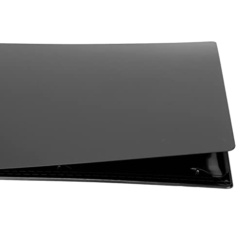 Gedourain Panel , Impact Resistant Scratch Resistant Sturdy Replacement Panel Easy to Remove for Gaming Consoles(Black)